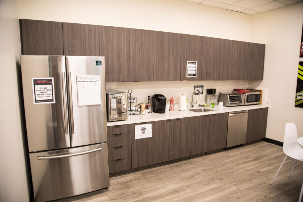 Civic Financial Services commercial interior ref in the pantry area ...